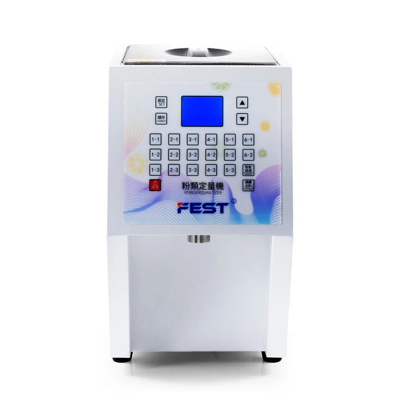FEST 3.5L 파우더 디스펜서 기계 18 키 말차 분유 버블 밀크 티 장비 자동 분말 정량 기계| Alibaba.com