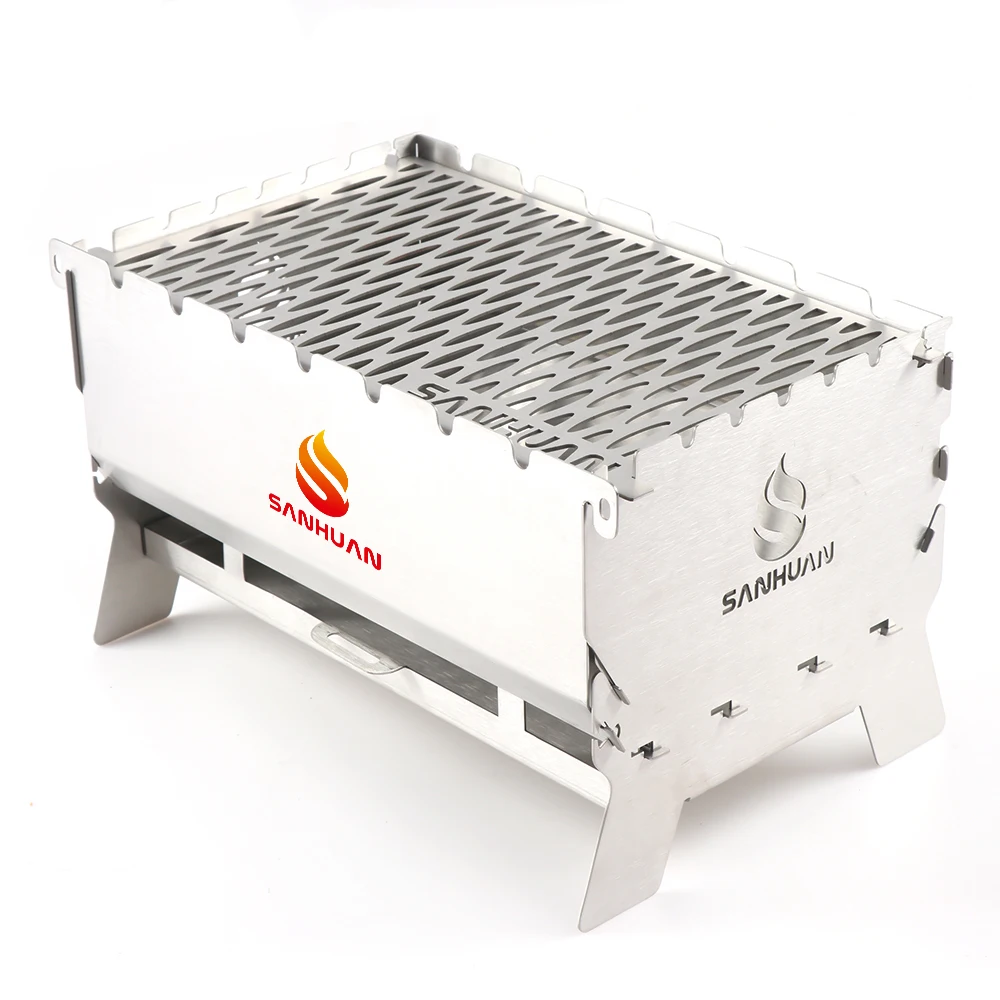 Sanhuan Mini Stainless Steel Portable Barbeque Outdoor Grill Gas ...