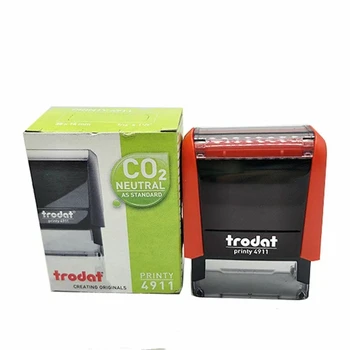 Trodat Good Quality Office Automatic 38*14mm Trodat 4911 Self Inking Rubber Stamps Date Stamps ...