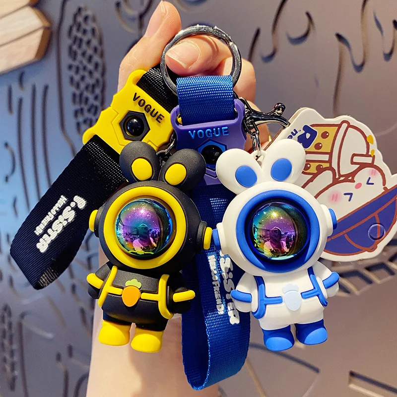 New Arrival Cartoon Space Astronaut Rabbit Keychain Doll Car Bag ...