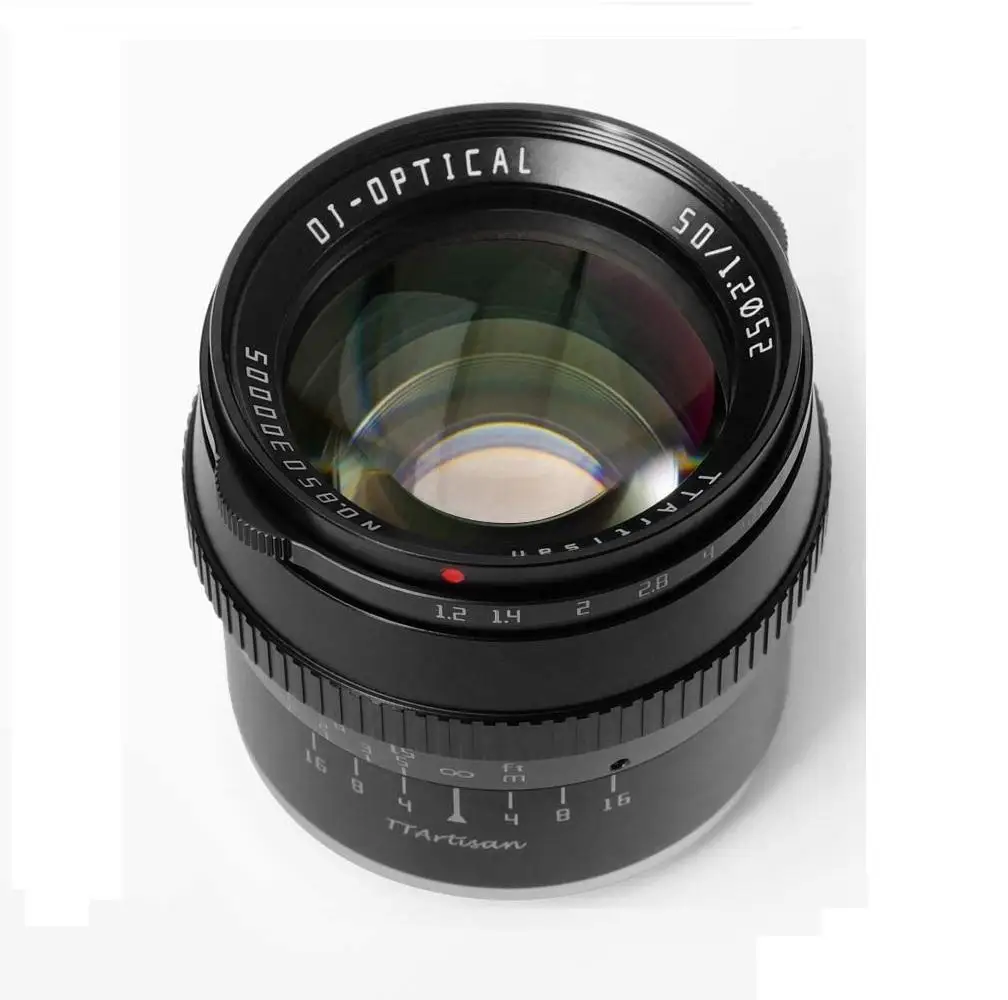 Ttartisan Aps-c 50mm F1.2 Compatible With Canon Eos-m Camera Black Half ...