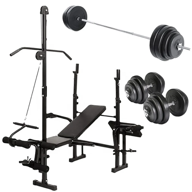 Barbell Stool Weight Lifting Barbell Seated Bench Press Training Free ...