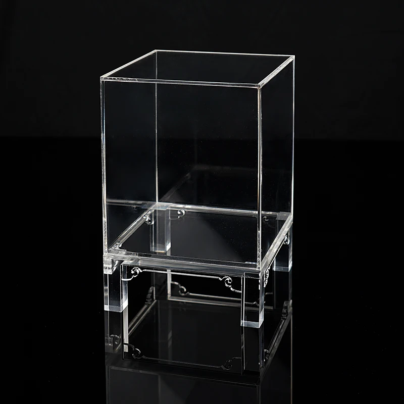 Customized Size Eco-friendly Acrylic Organizer Storage Box Transparent ...