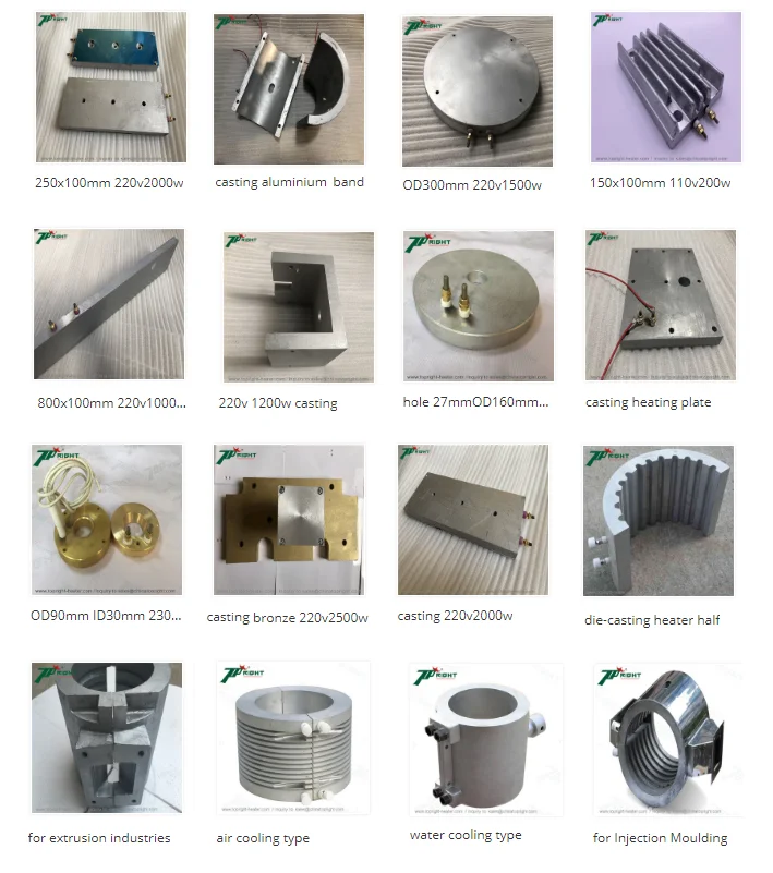 L Shape Electric Cast In Brass Band Heater Die Casting Heating Element ...