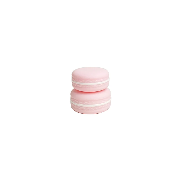 Colorful Empty Macaron Shape Cosmetic Jar Plastic Macaron Shaped Lip ...