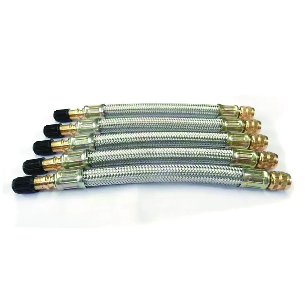 Stainless Steel Extended Silicone Nozzle for Tire Inflation