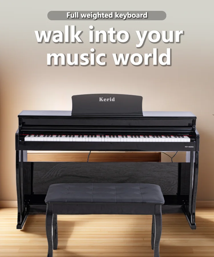 KERID Professionnel Acoustic Beginner Piano for Kids