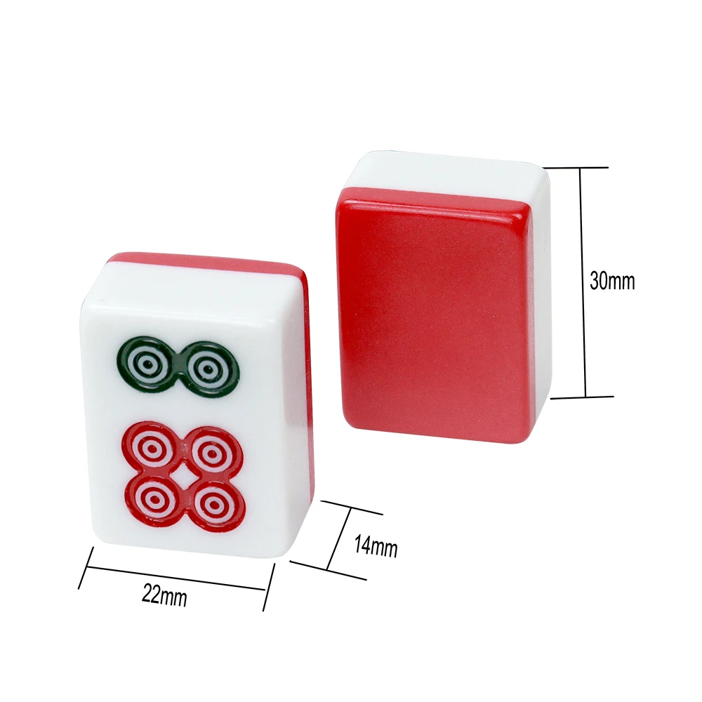 Chinese Mahjong Tiles Sets 144pcs - High Quality for Casino Games