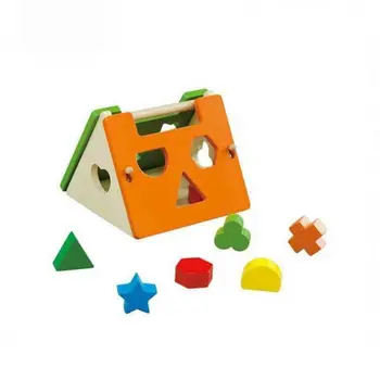 Wooden Shape Sorting Box Wooden Educational Toys - Buy Wooden Shape ...