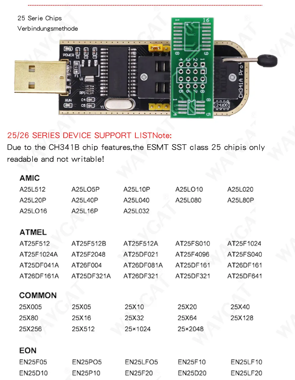 CH341B Programmer - Efficient USB Motherboard Routing