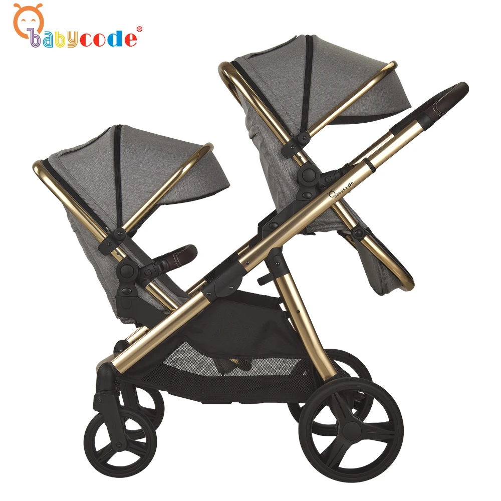 Wholesale European Double Infant Cart Foldable 3 In 1 Twin Baby ...
