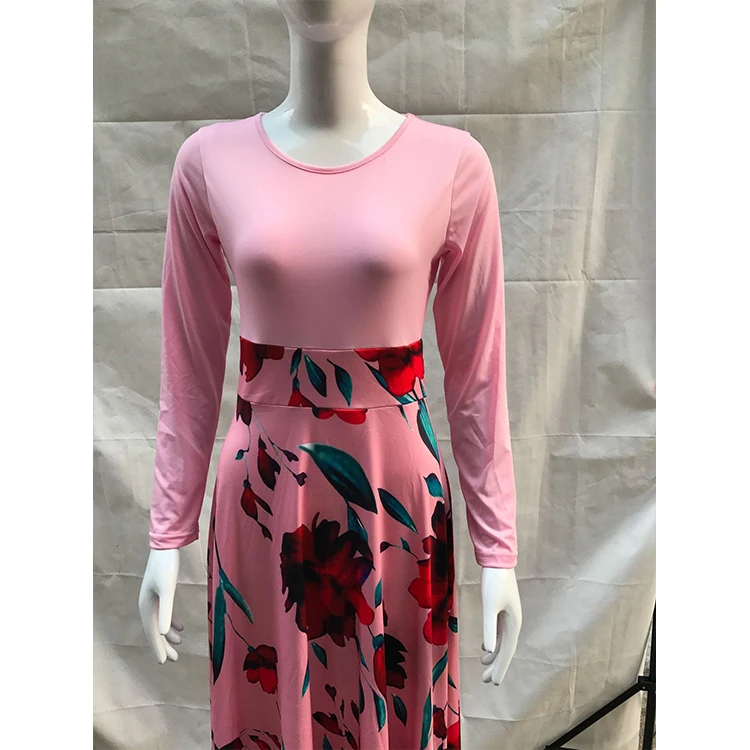 Wholesale Cheap Fat Woman Clothes Print Fashion Plus Size Party Dresses ...