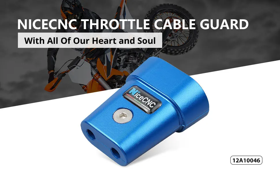 Nicecnc Cnc Throttle Cable Protector Guard For Hus Qvarna Tx Te150i ...