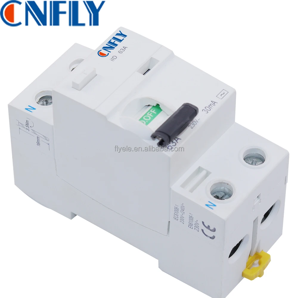 Iec61008 230v Iid 2p 63a 30ma Residual Current Circuit Breaker Rccb - Buy 2p Rccb,63a Rccb,30ma ...