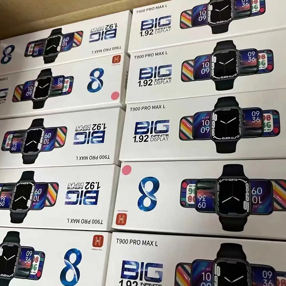T900 Pro Max L T500+ Plus T55+max T55+ Pro Series 8 Ulltra Smartwatches ...