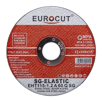Eurocut Brand Of Abrasive Cutting Disc Disco Corte 4.5 Inch 115x1.2x22 ...