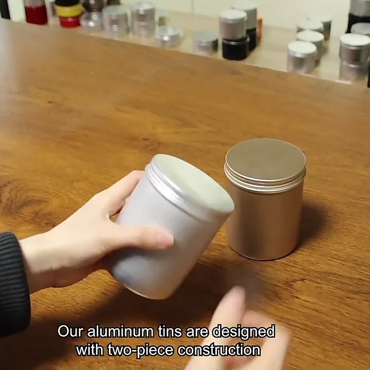 Metal Container Round Sample Metal Tins For Food - Buy Aluminum Tin ...