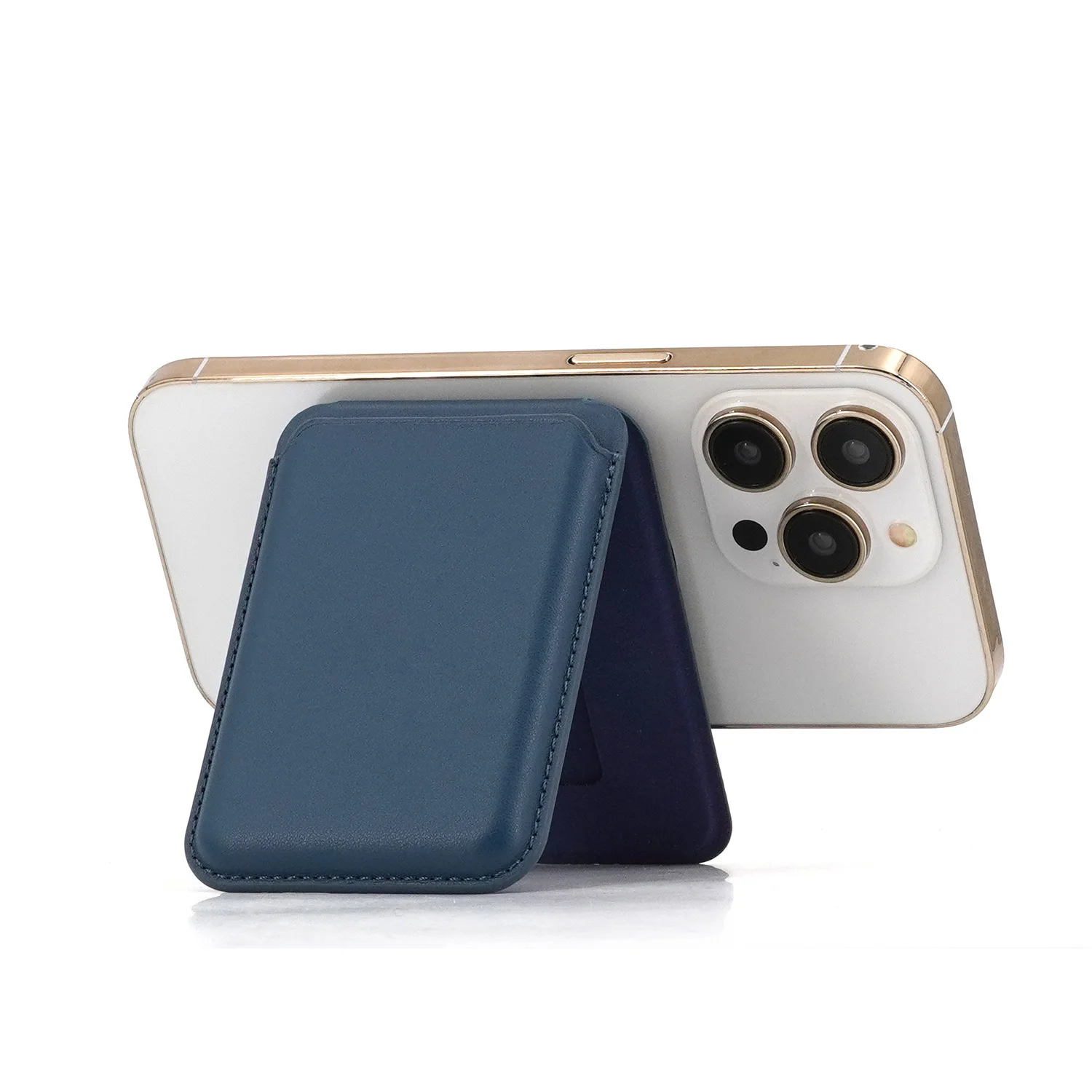 Custom Logo Multi-Color PU Leather Card Holder Phone Wallet Strong ...