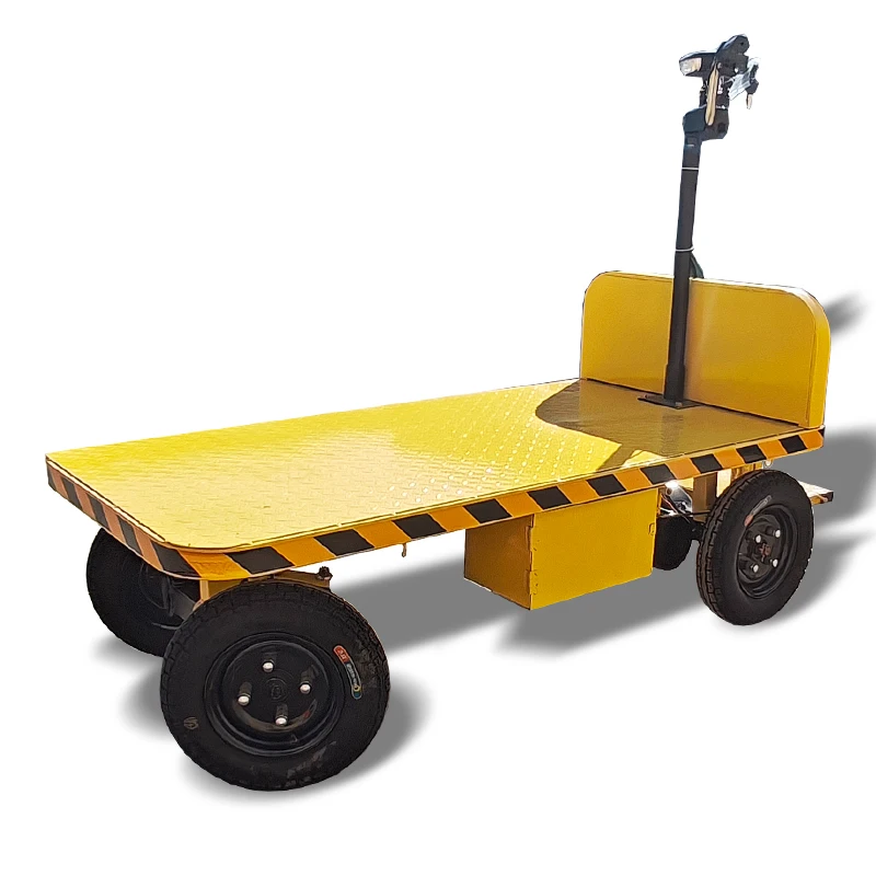New 2025 Electric Platform Cargo Transfer Trolley Carts Motorized ...