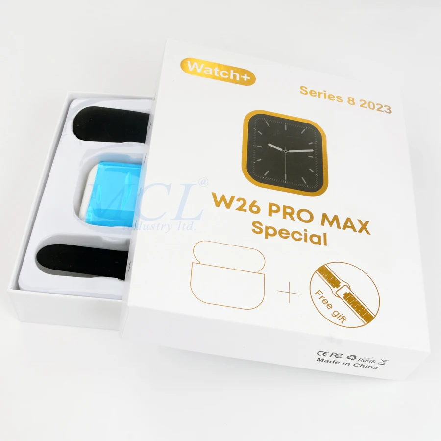 W26 Pro Max Special Smart Watch 2 In 1 Earbuds Series 8 Watch Reloj ...