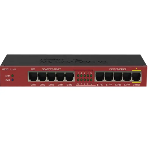 Mikrotik Rb2011il-in / Rb2011ils-in Router 1 Optical Port 5 Gigabit ...