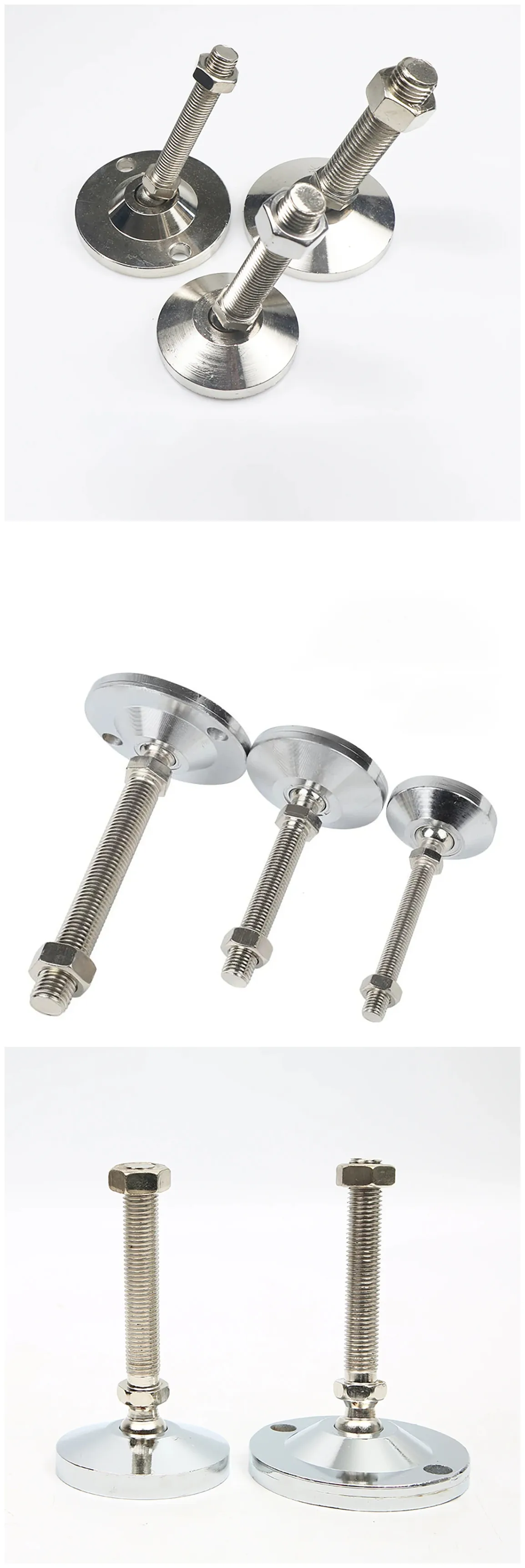 Heavy Metal Universal Adjustment Foot Cup Machine Tool Foundation Screw ...