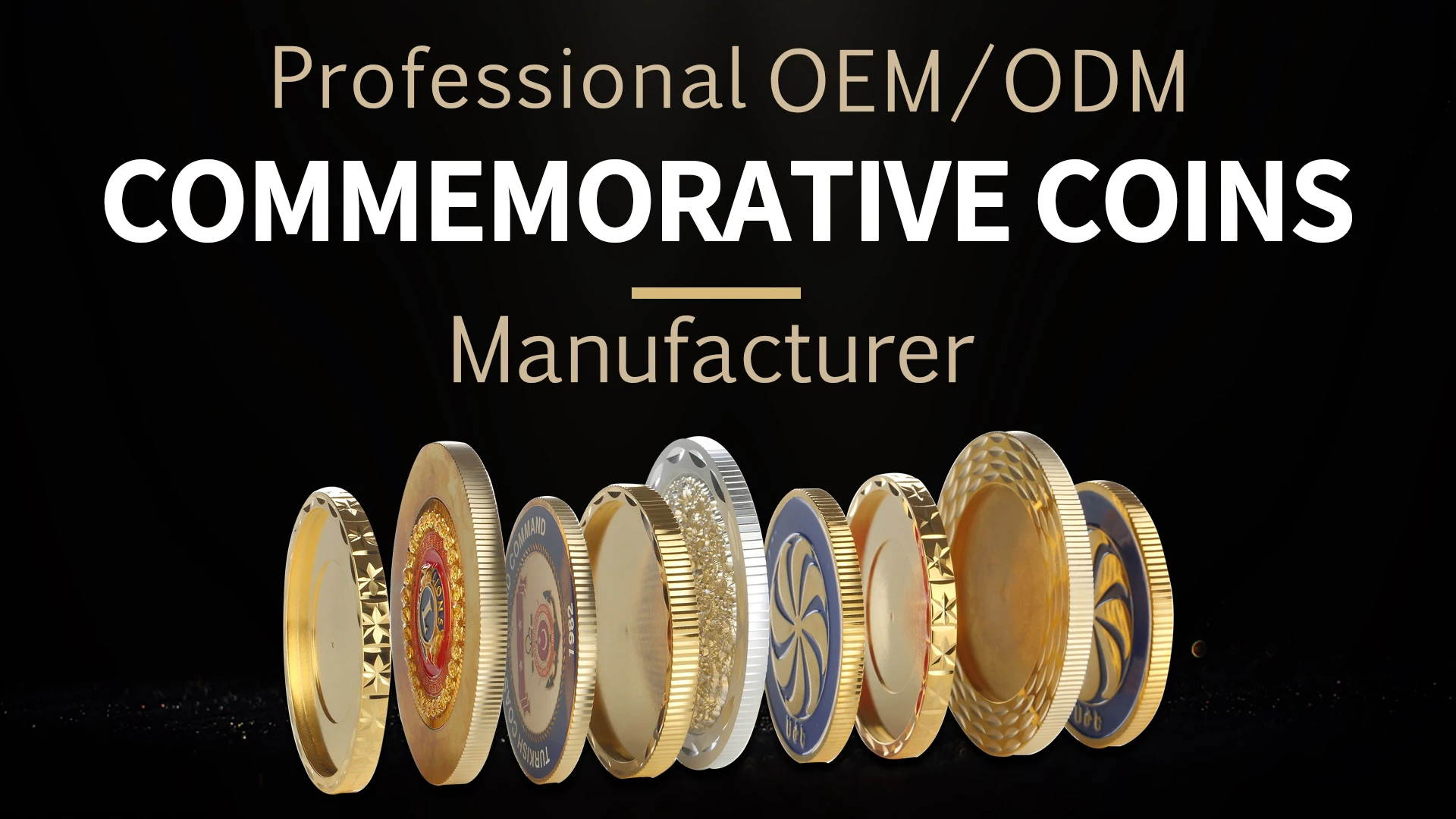 Customized Corporate Anniversary Coin Gift Double-sided Medallion ...