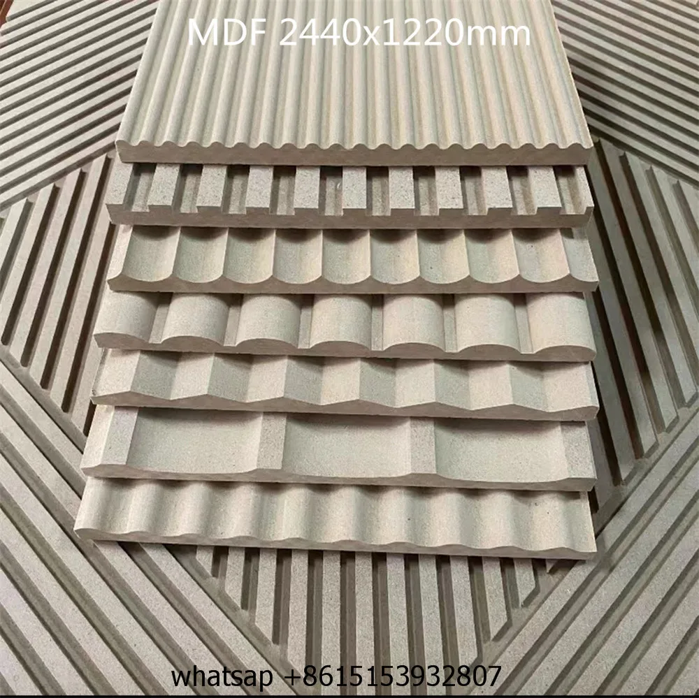 3D CNC MDF Paneling Router - Wall Panel Board HDF 2.44x1.22