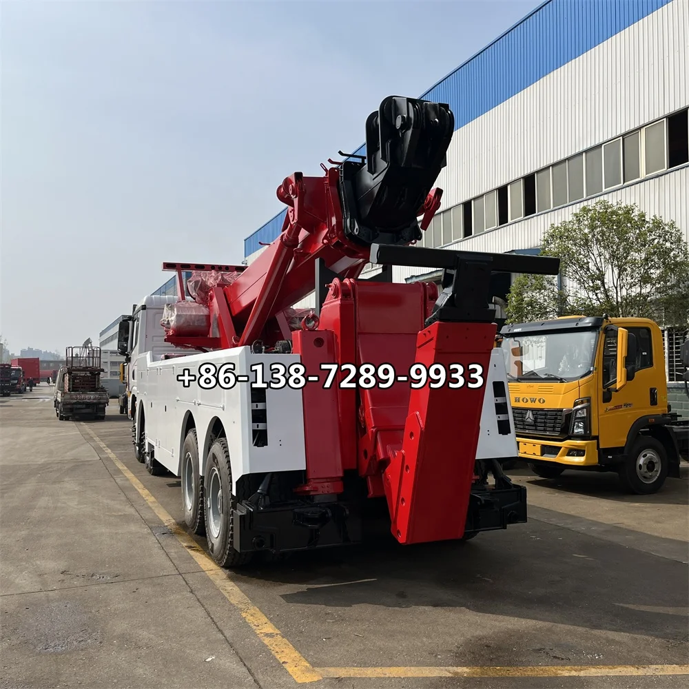 2024 New Rotator Shacman 50 Ton 60 Tons 70t Rotator Tow Wrecker 70 Tons ...