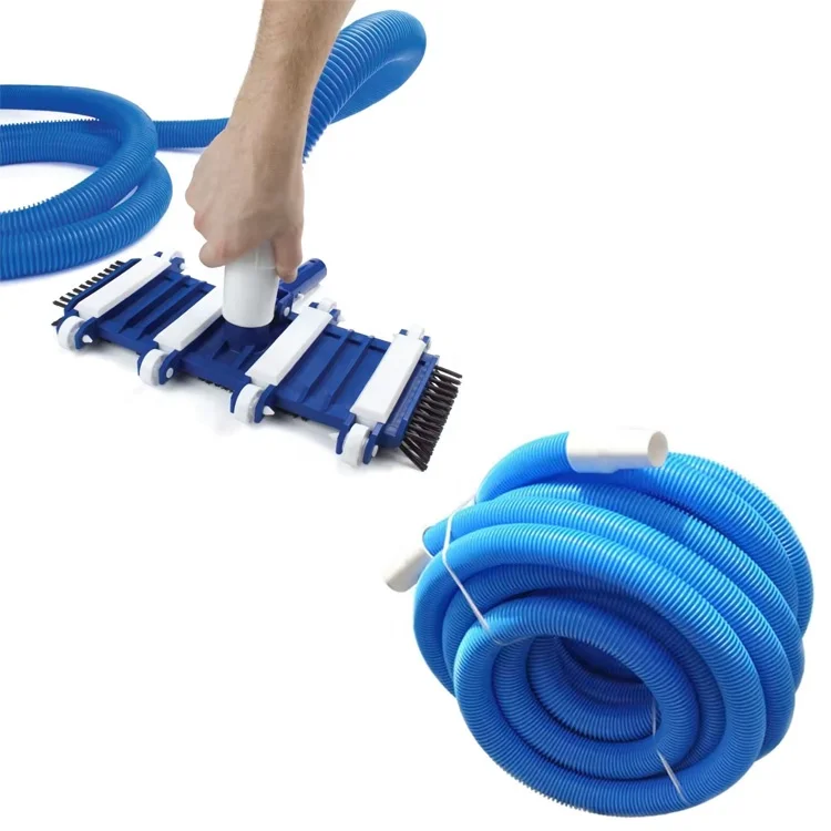 Heavy Duty Pool Vacuum Hose With Swivel Cuff, 1.5" Professional Pool ...