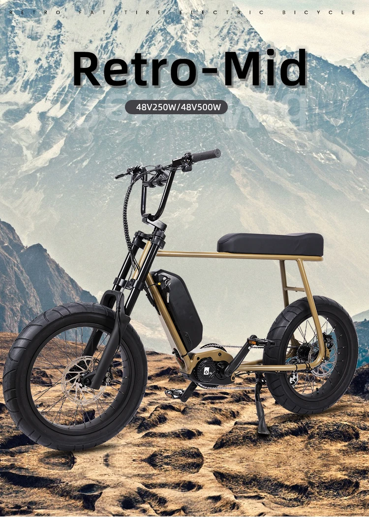 2023 Mario Ebike Mid Drive Motor Central Motor 250 500 Watt 250w Retro ...