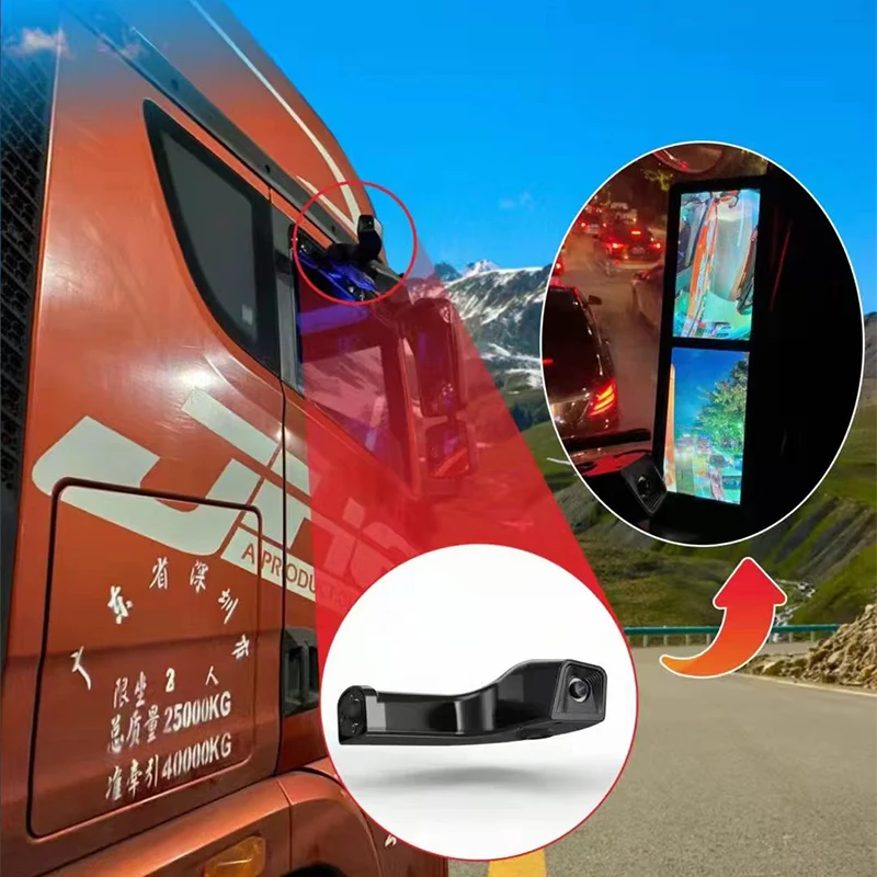 Sistema espelhado de 15.88 polegadas para caminhão, câmera lateral ...