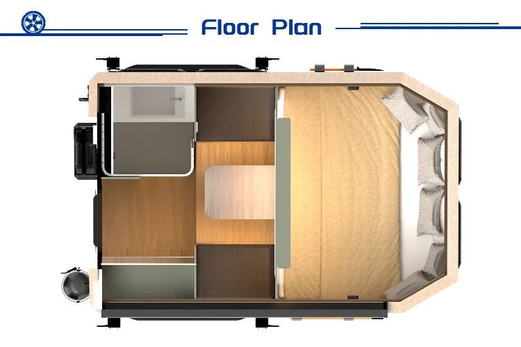 Recreational RV Camper Trailer Truck Body - Expedition Camping