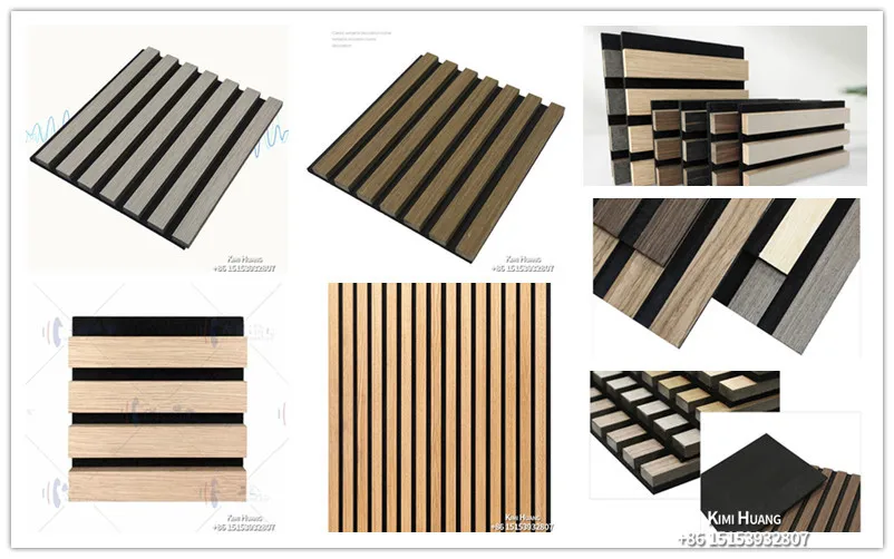 Akupanel Slatted Wooden Veneer Acoustic Panel Soundproof Wall Cladding ...