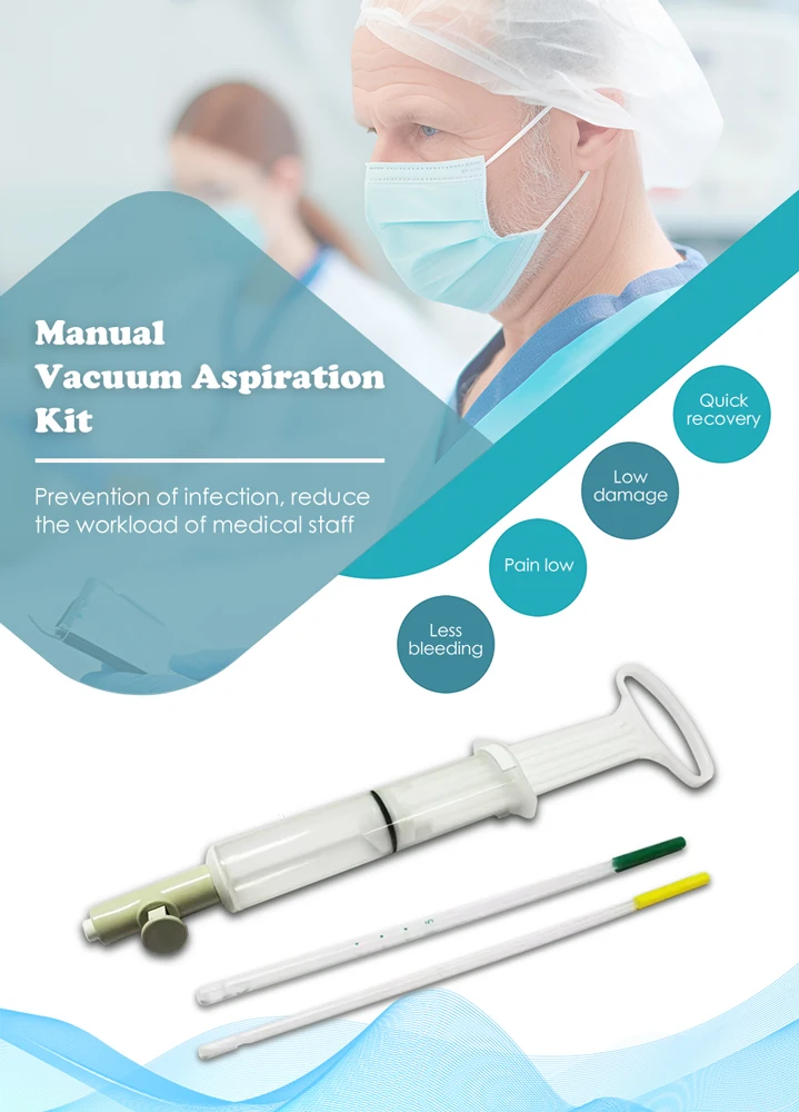 Professional Hospital Gynecology MVA Kit Manual Vacuum Aspiration Kit ...