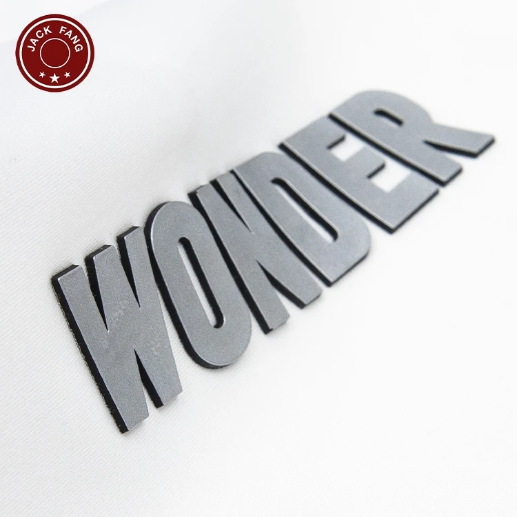 Custom 3d Flex Style Emblem Heat Press Reflective Silicone Heat ...