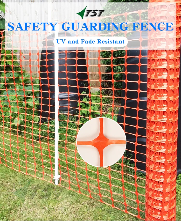 High Strength Temporary Snow Fencing Hdpe Plastic Safety Mesh Fence For ...