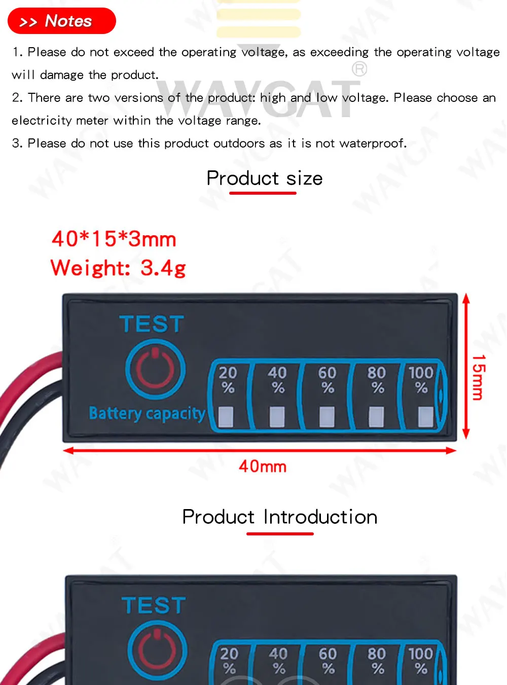 Battery Level Indicator 3s Ternary Lithium Battery Lithium Iron ...