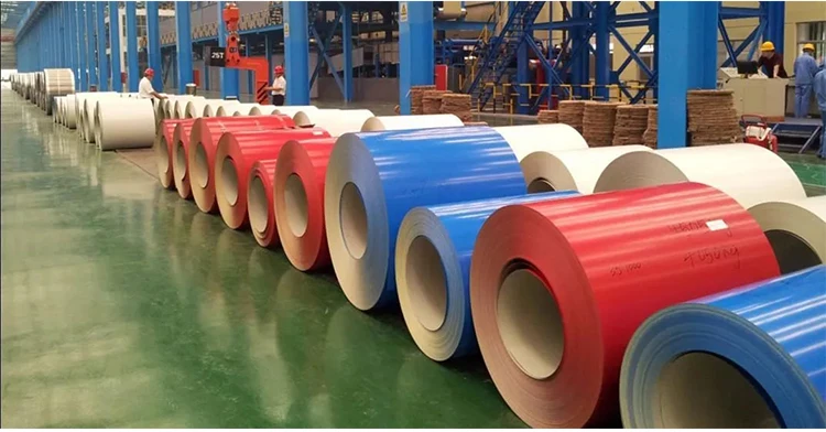 White Color Code 9016 Prepainted Galvanized Steel Coil 0.4mm Ppgl In ...