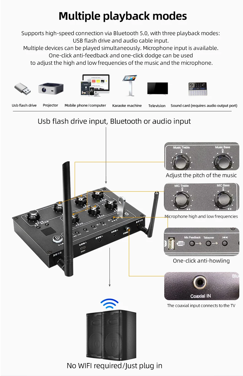 Professional Wireless Audio Sound Equipment Set 8 Inch 10 Inch 12 Inch ...