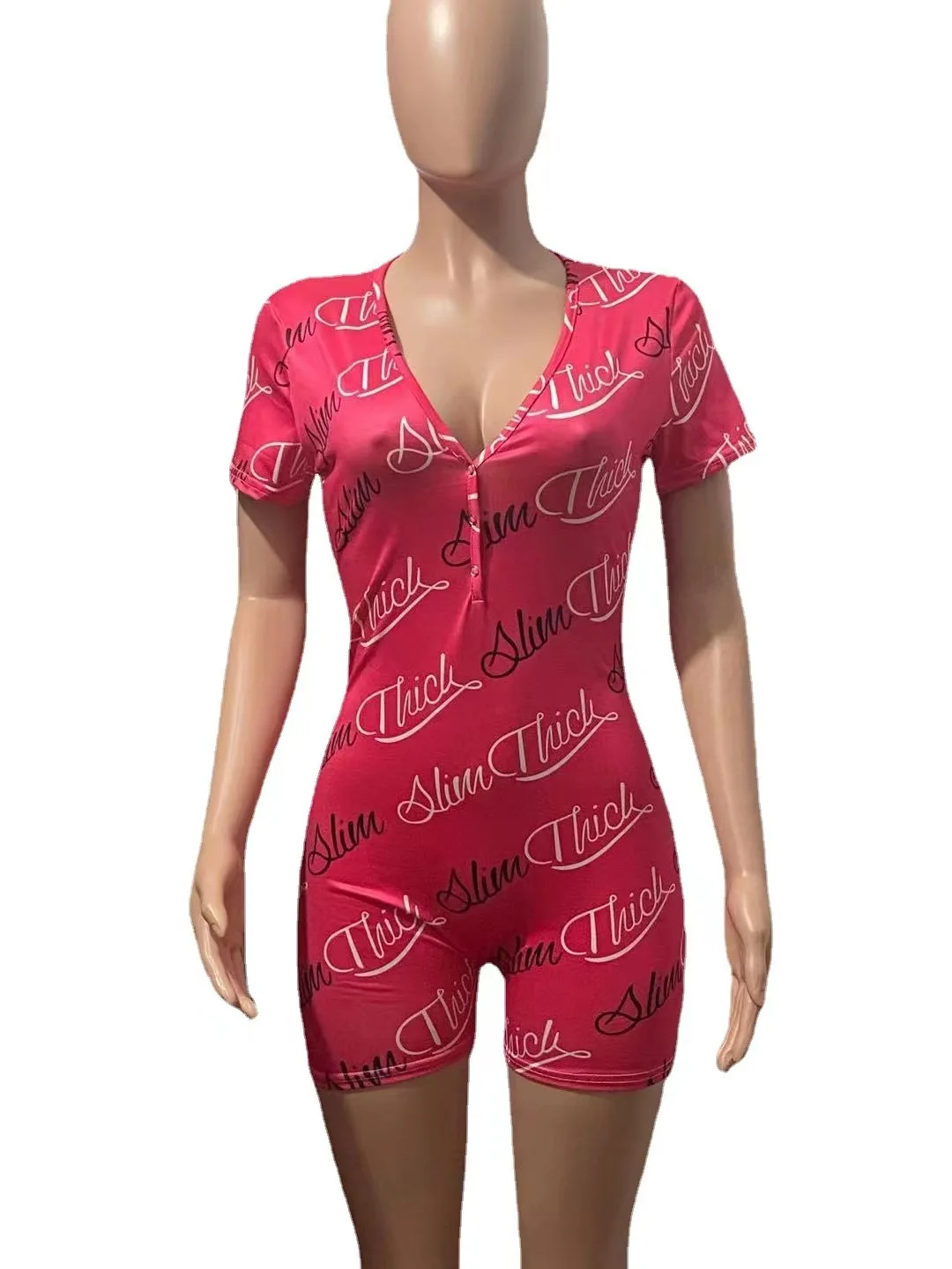 In-stock Sleepwear Playsuit Women Pajamas Adult Baddie Playsuit For ...