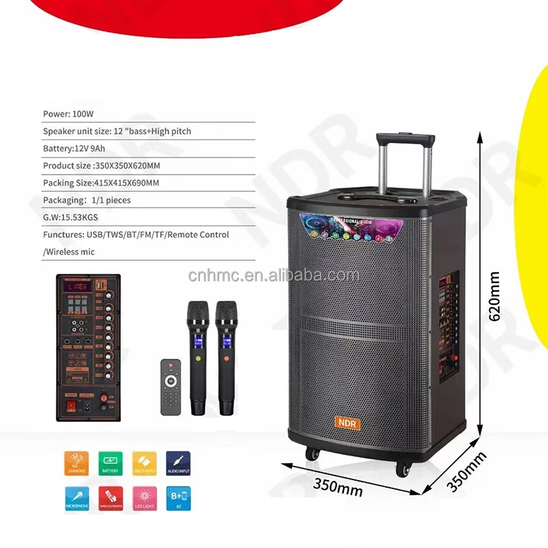 Ndr-512 New 12inches Big Power Home Theatre Sound System Bluetooth ...