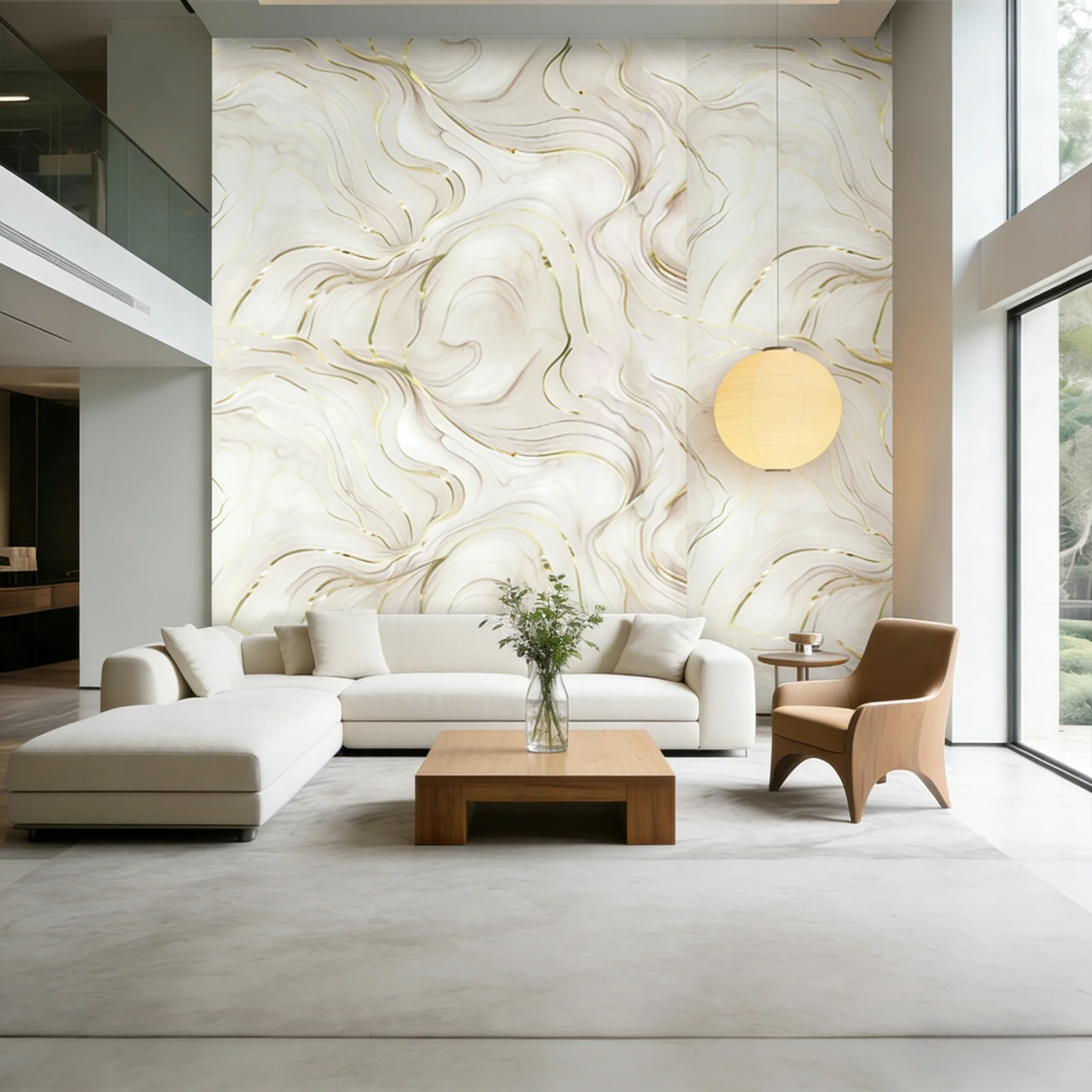 Modern High Glossy Geometric Wallpaper, Self-Adhesive Peel & Stick ...