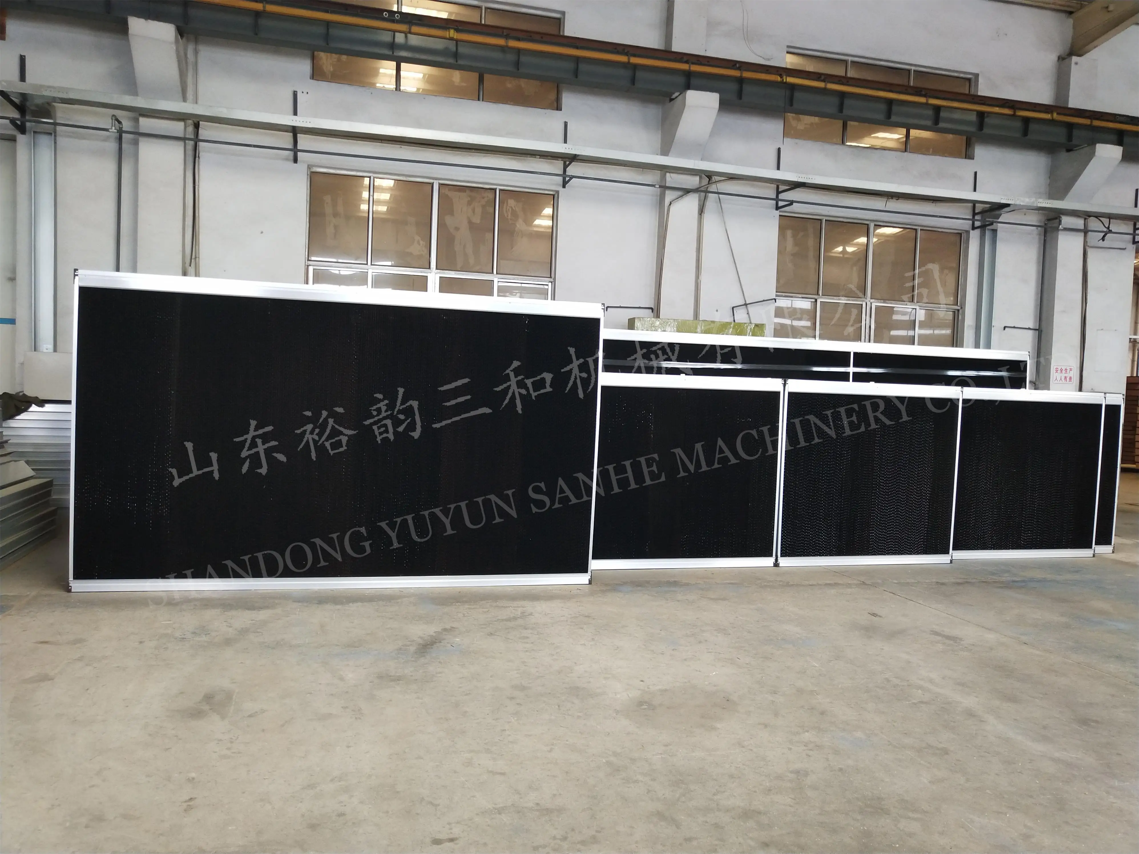 Pvc Plastic Outer Gutter Frame Evaporative Cooling Pad System For ...