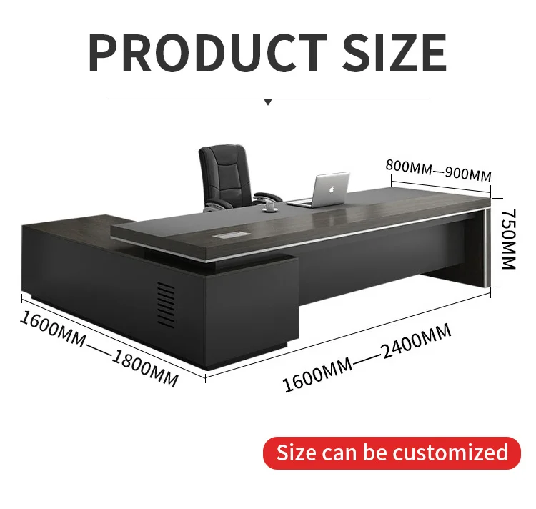 L Shaped Boss Office Table - Executive & Modular Design