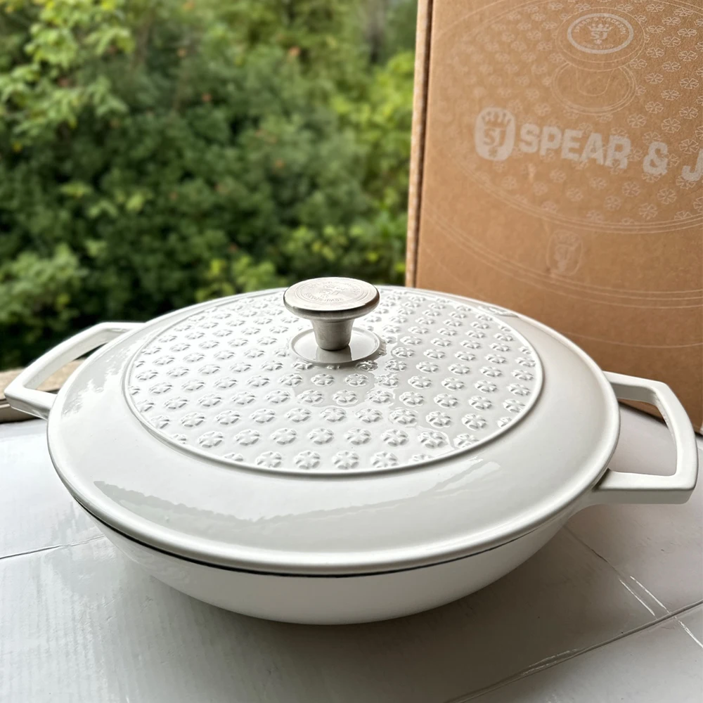 Wholesale Cast Iron Shallow Dutch Oven Non Stick Cookware Set British ...