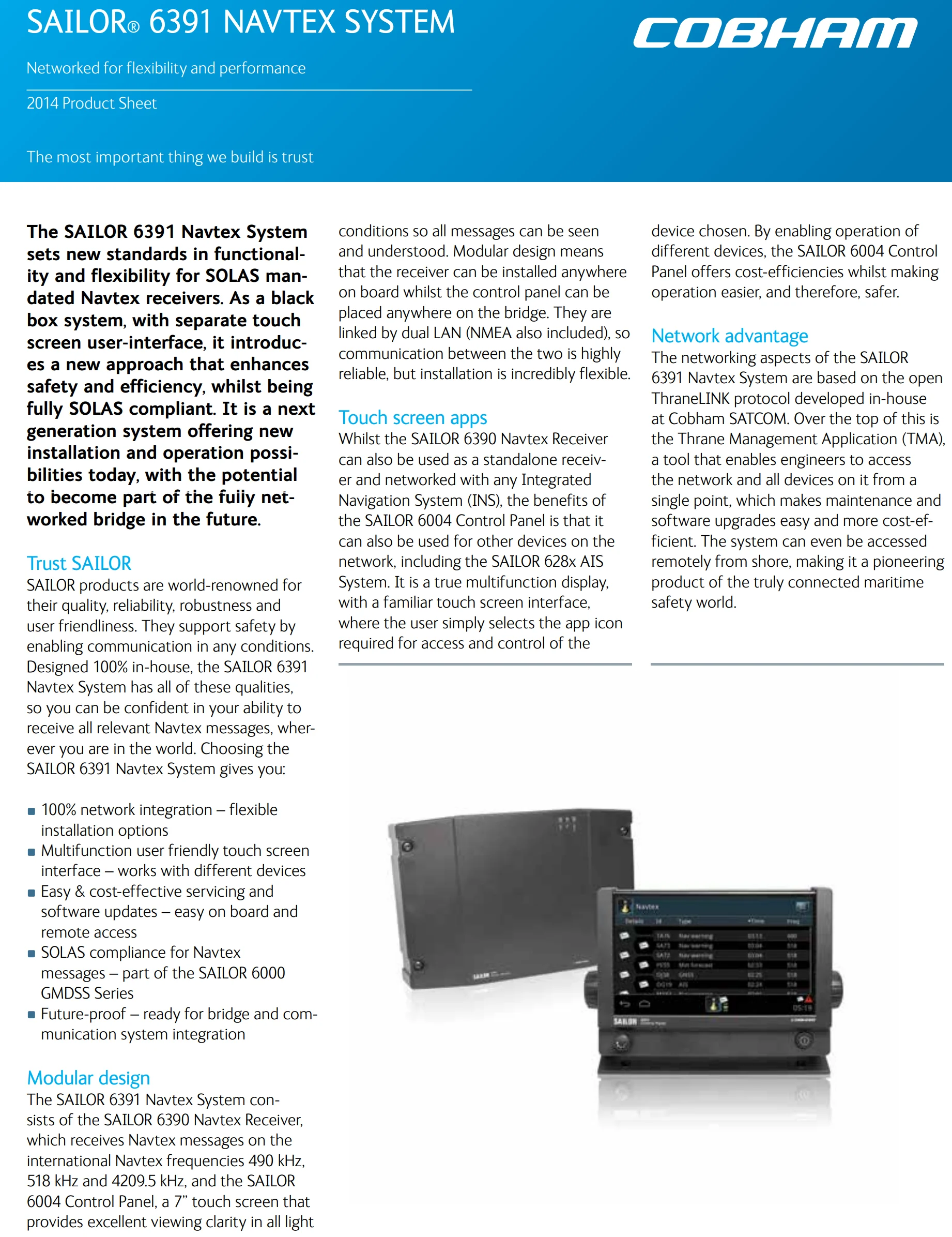 海洋电子海上导航通信IMO CCS MED COBHAM水手6391导航电传NAVTEX接收器| Alibaba.com