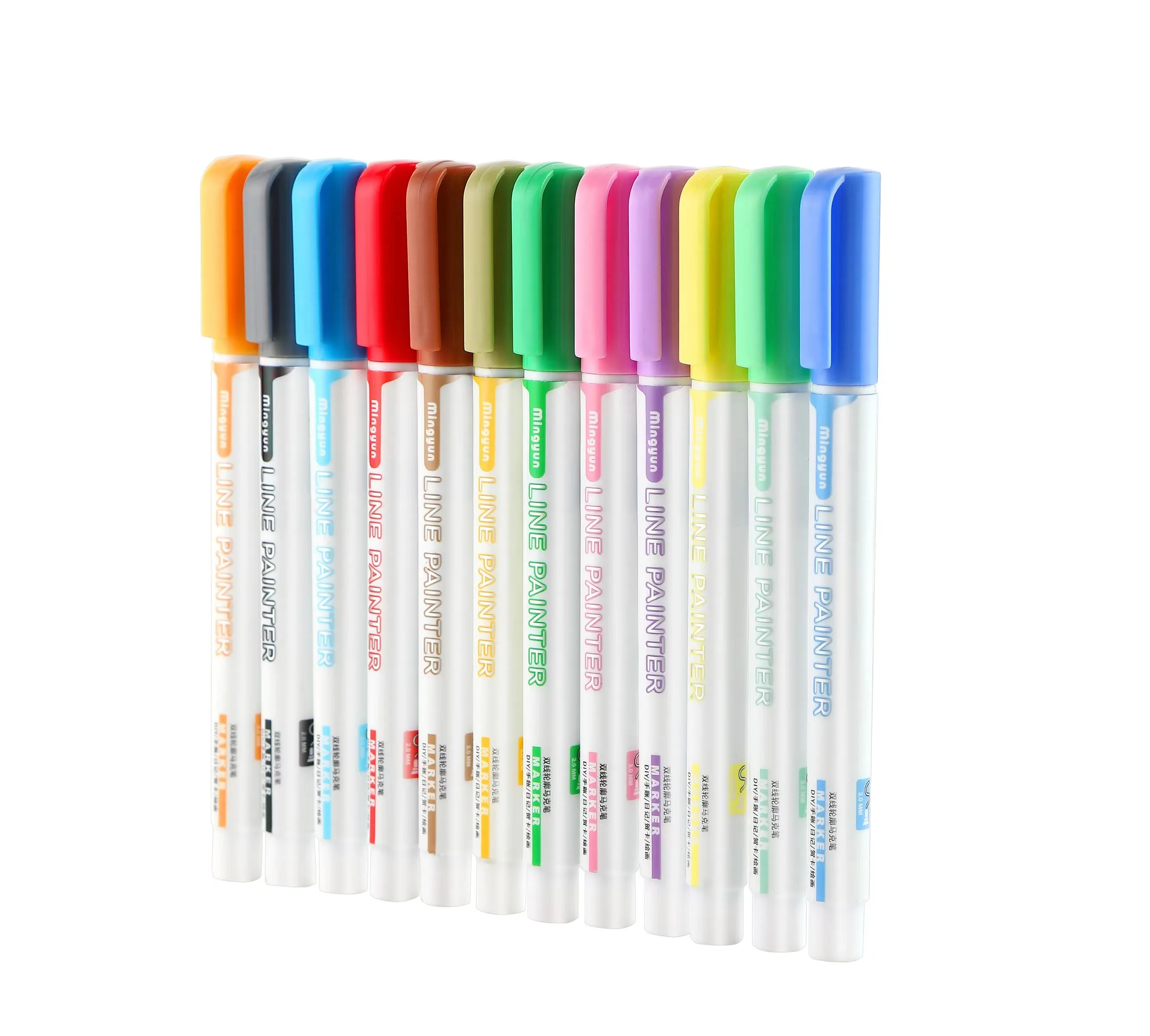 Double Line Contour Art Marker Scribe Pen By Colourcolor For Office And ...
