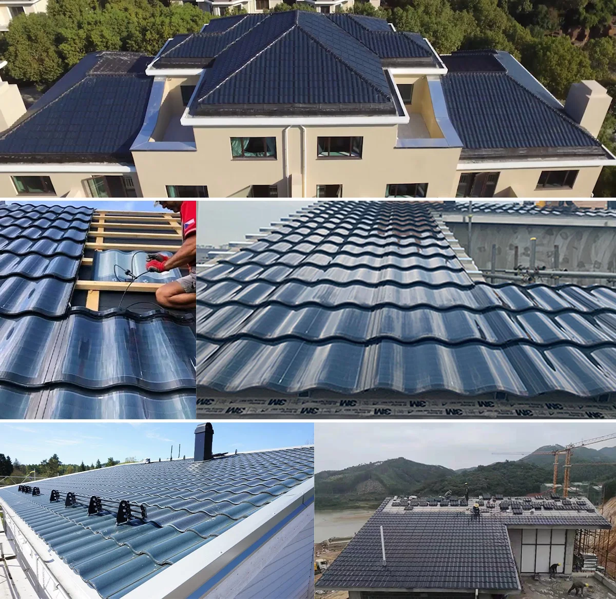 30W BIPV Solar Panel System - Durable & Efficient Roof Tiles