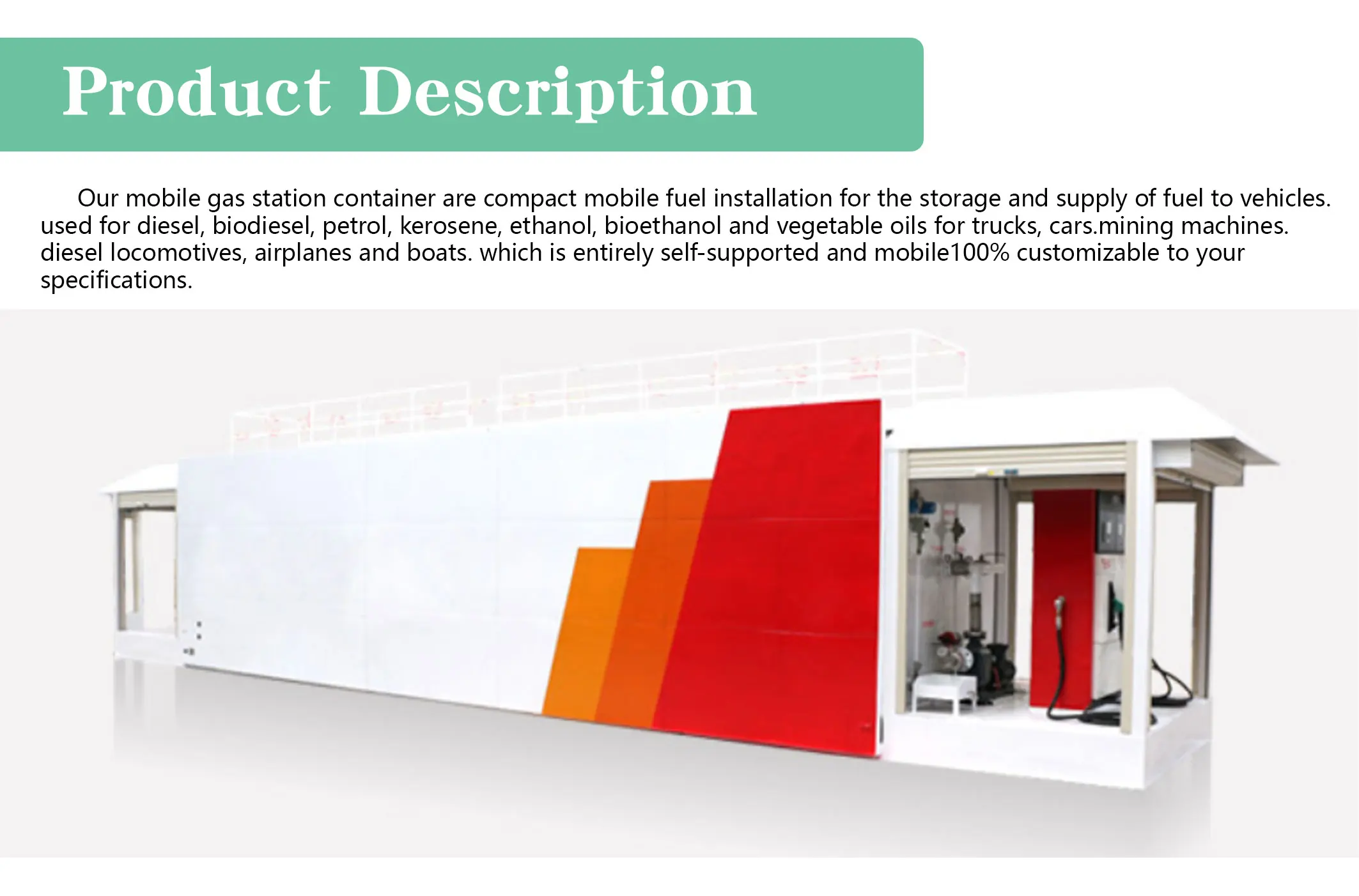 Portable 20ft 40ft Container Skid Tank Diesel Service Filling Station ...